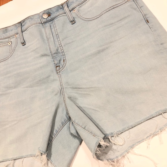 Madewell | Shorts | Madewell High Waist Prescott Wash Denim Shorts 33 ...
